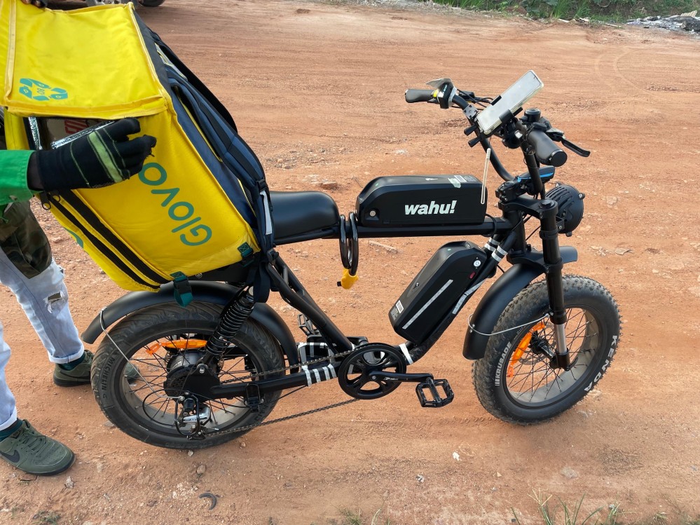 Glovo's electric bikes — Emmanuel Quartey
